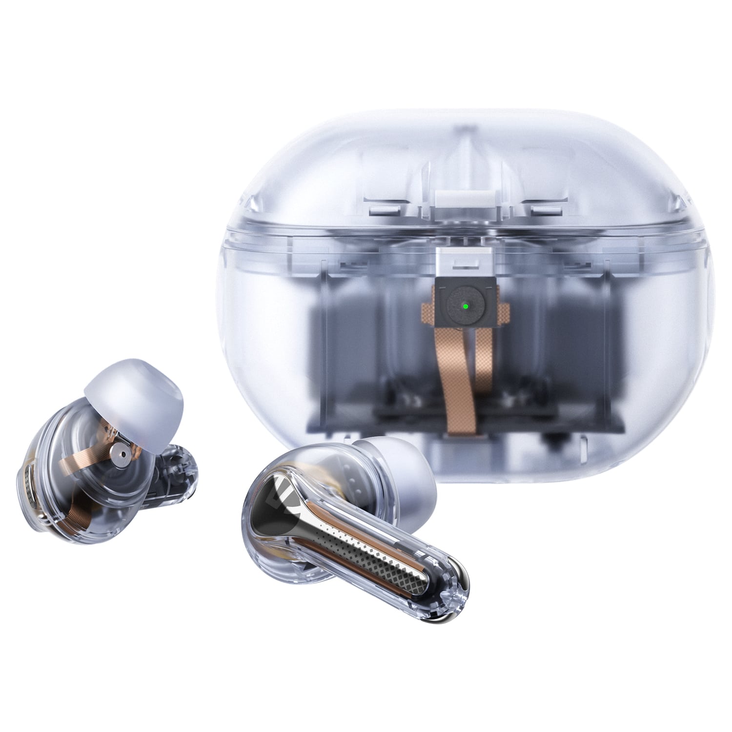Capsule 3 Pro Soundpeats - Ultra Robotic Transparent White ANC Hybrid